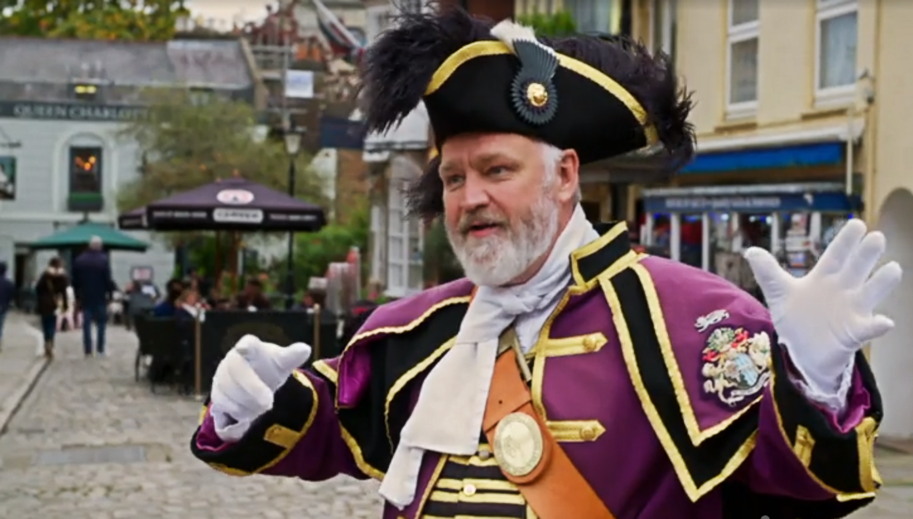 RBWM Coat of Arms badge - Windsor and Maidenhead Town Crier